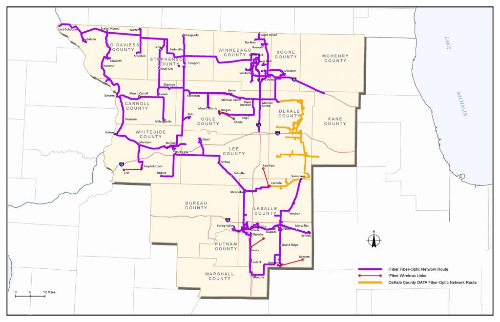 iFiber Coverage Area - Urban Communications